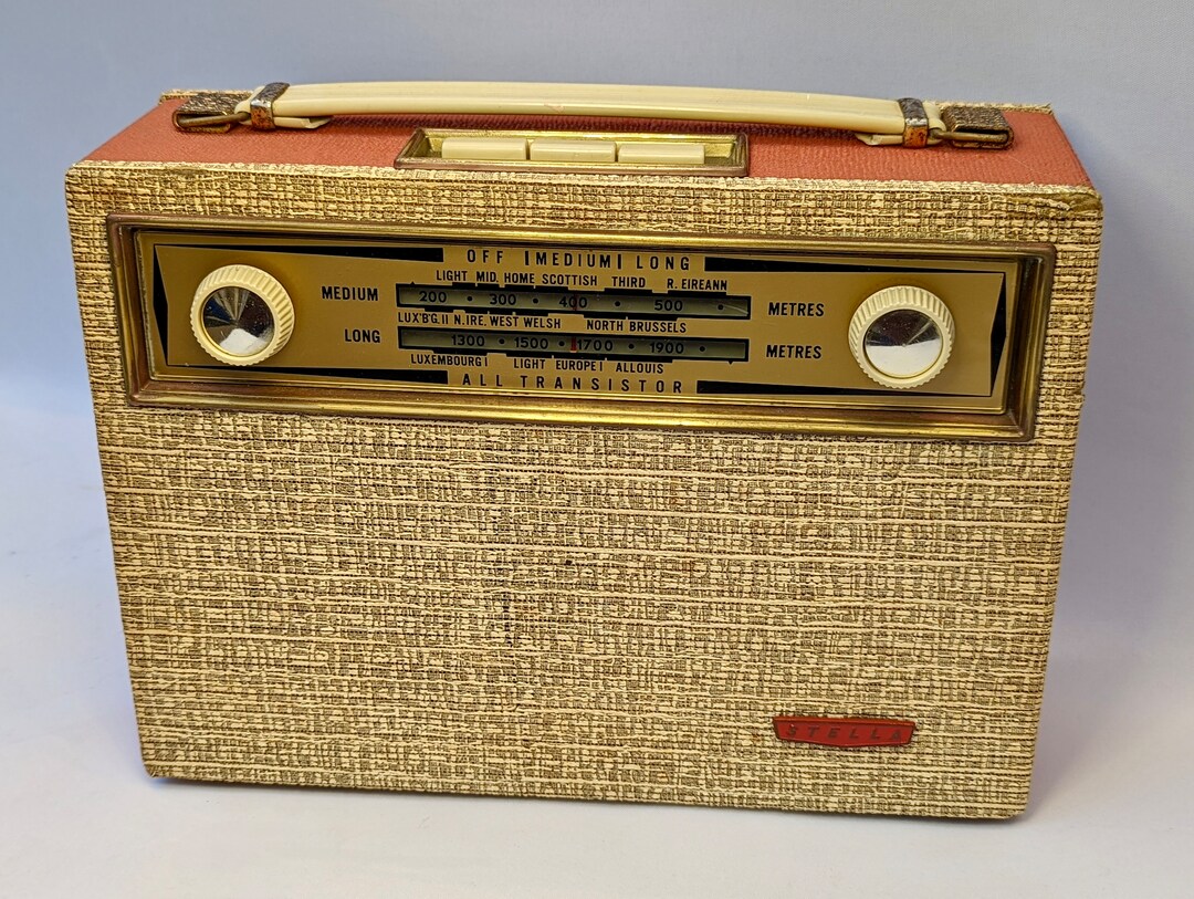 Original Stella Portable Radio Converted to Bluetooth - Etsy UK