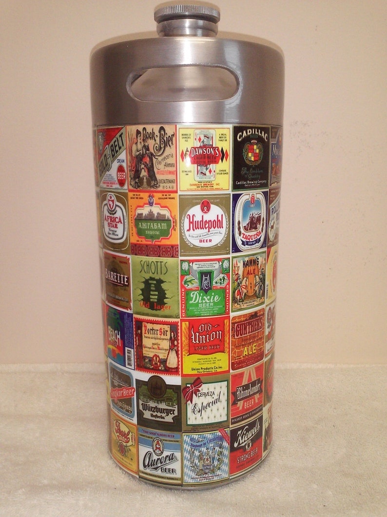 Custom adult brew master beer keg cremation urn | Etsy