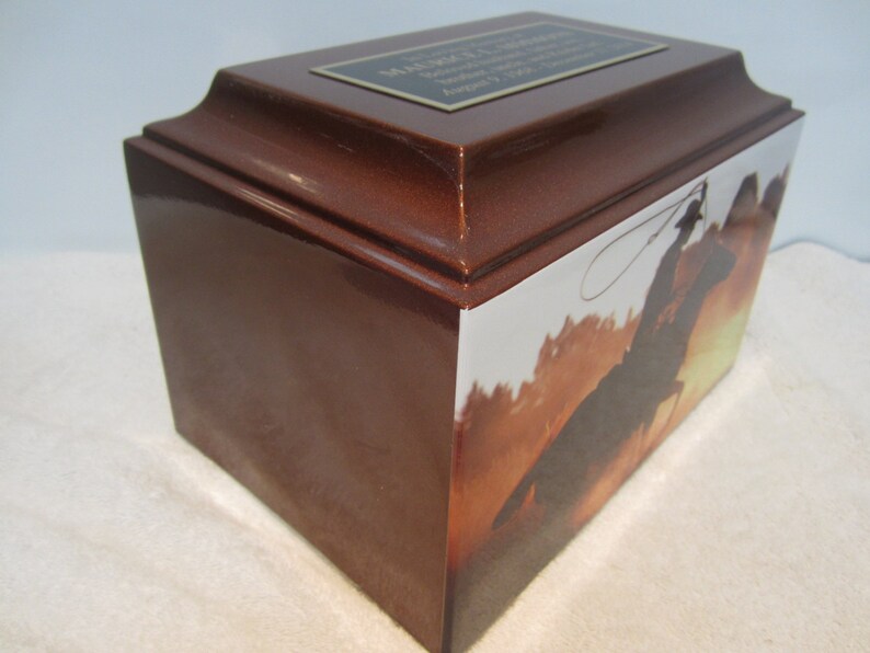 515 Cowboy Western Horse Funeral Adult Cremation Urn - Etsy