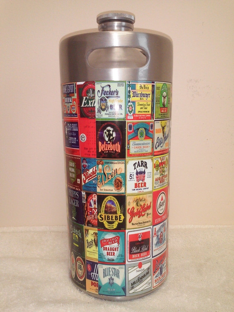 Custom adult brew master beer keg cremation urn | Etsy