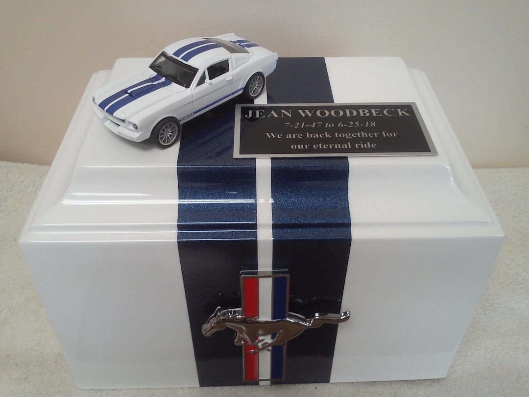 Limited Edition Mustang 1967 Car Funeral Memorial Adult Cremation Urn ...