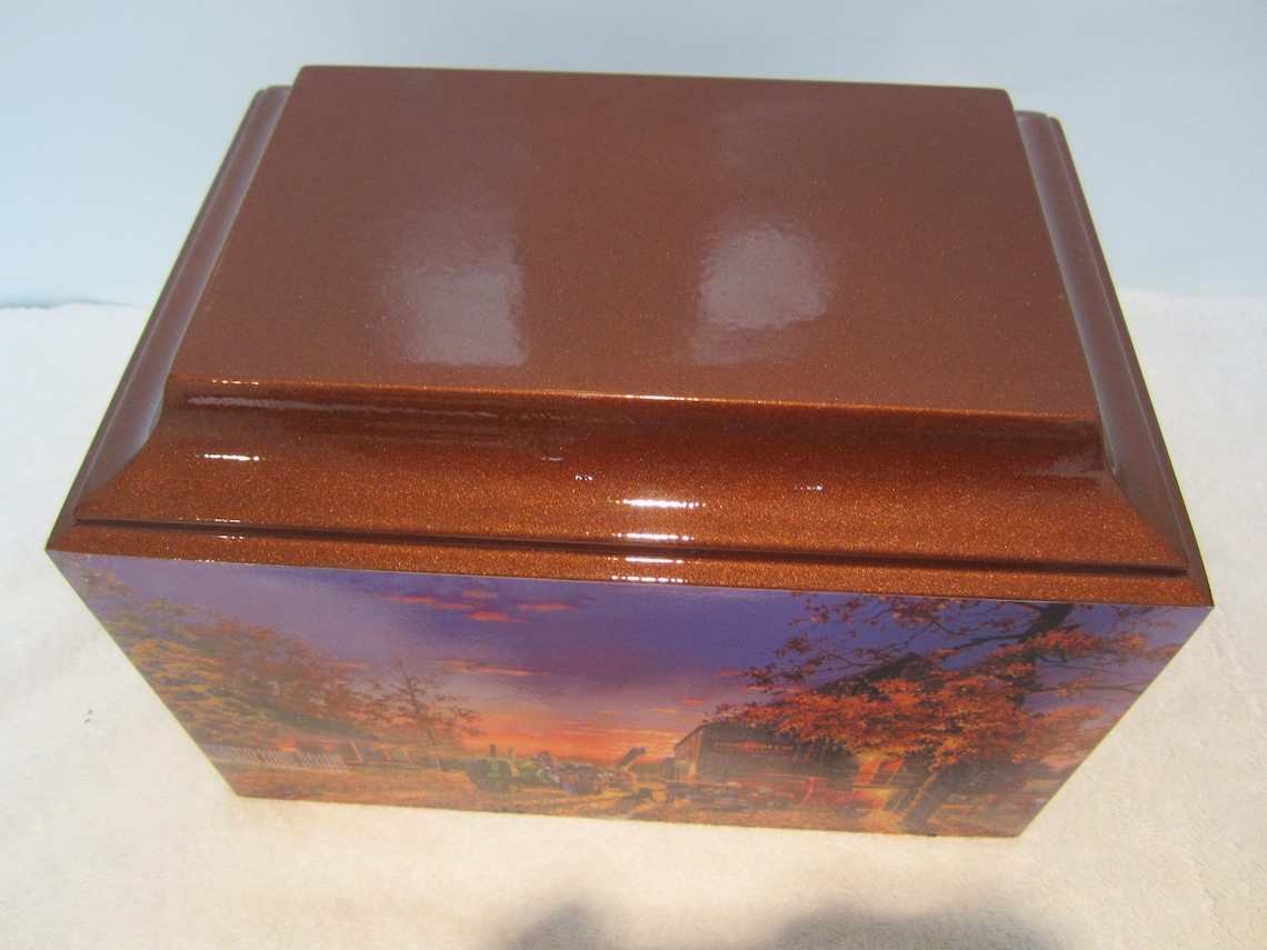 505 Farmer and Tractor Cremation Urn - Etsy