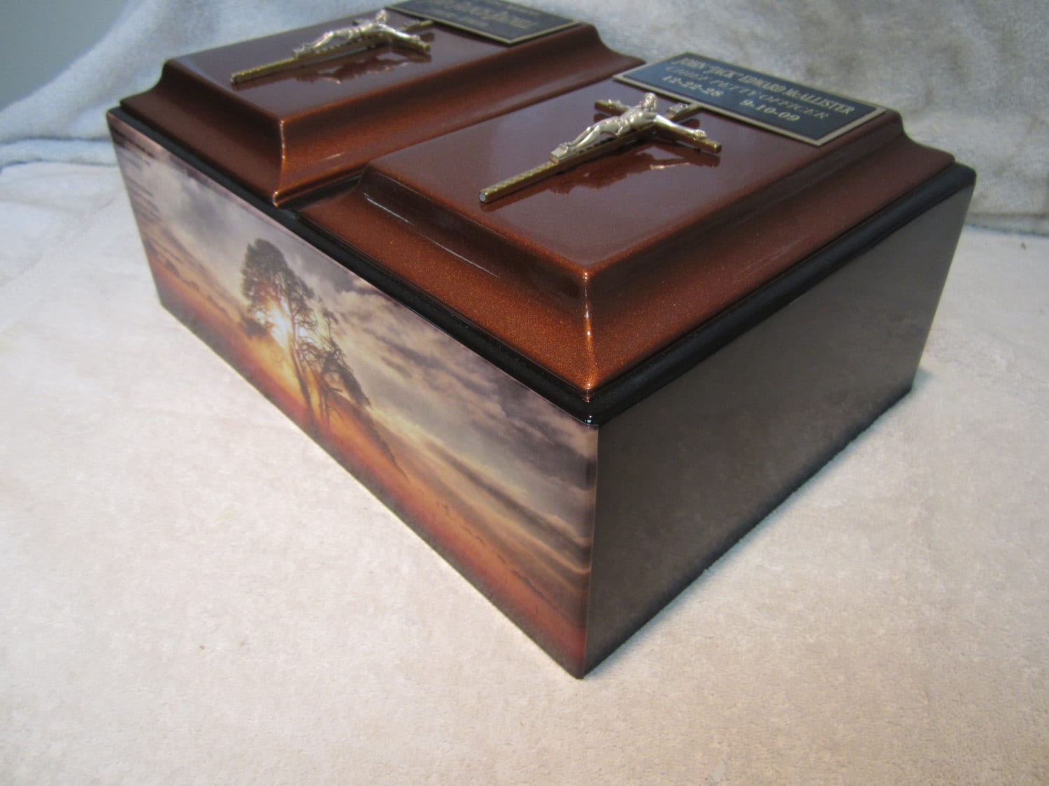 612 Double/companion Religious Christian Adult Memorial Urn - Etsy