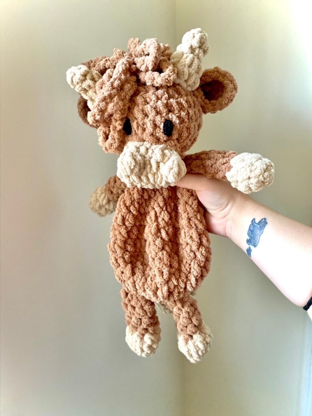 Hickory the Highland Cow| Crochet Animals | Rag Doll | Farm Nursery ...