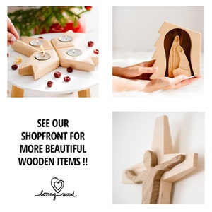 Modern Easter Nativity Set, Wooden Easter Scene, Easter Creche, Easter ...