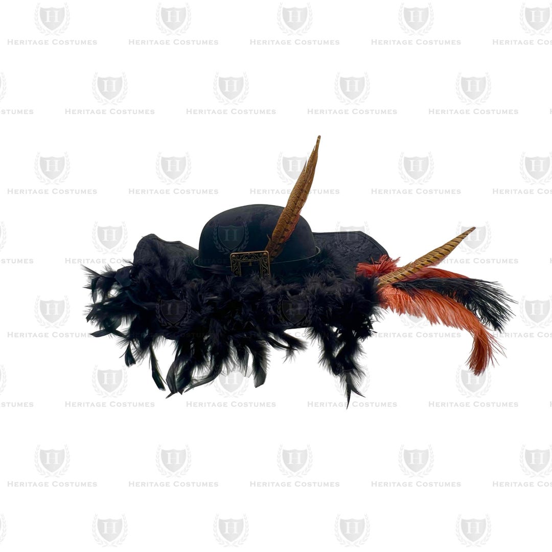 Barbosa Pirate Hat, Swashbuckler Hat, Pirate Captain Hat - Etsy