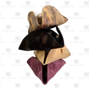 Pirate Tricorn Hat, Colonial Hat, Swashbuckler Hat - Etsy
