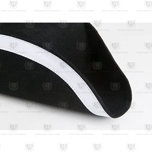 Colonial Tricorn Hat, 18th Century Colonial Hat, Revolutionary War Hat ...