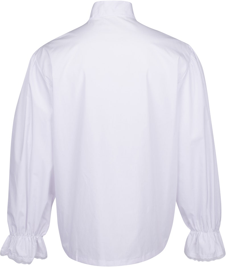 Colonial Adult White Shirt/pirate Ruffled Adult Shirt - Etsy