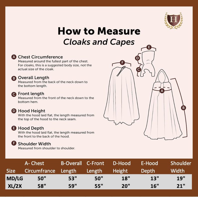 Adult Hooded Celtic Robe With Jacquard Trim – Medieval, Viking, Wizard ...