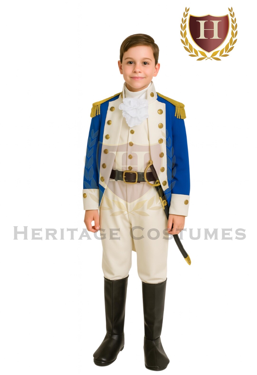 Alexander Hamilton Children's Uniform, Colonial Costume, Revolutionary ...