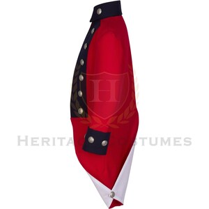 American Revolutionary War British Red Coat Officer's Jacket - Etsy