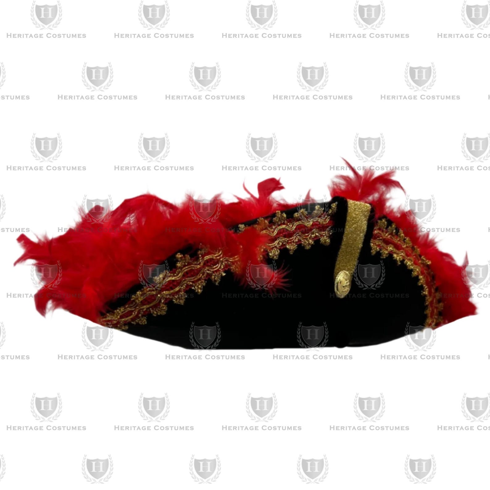 Colonial Inspired Commander Tricorne, Officer's Tricorn, or Pirate Hat ...