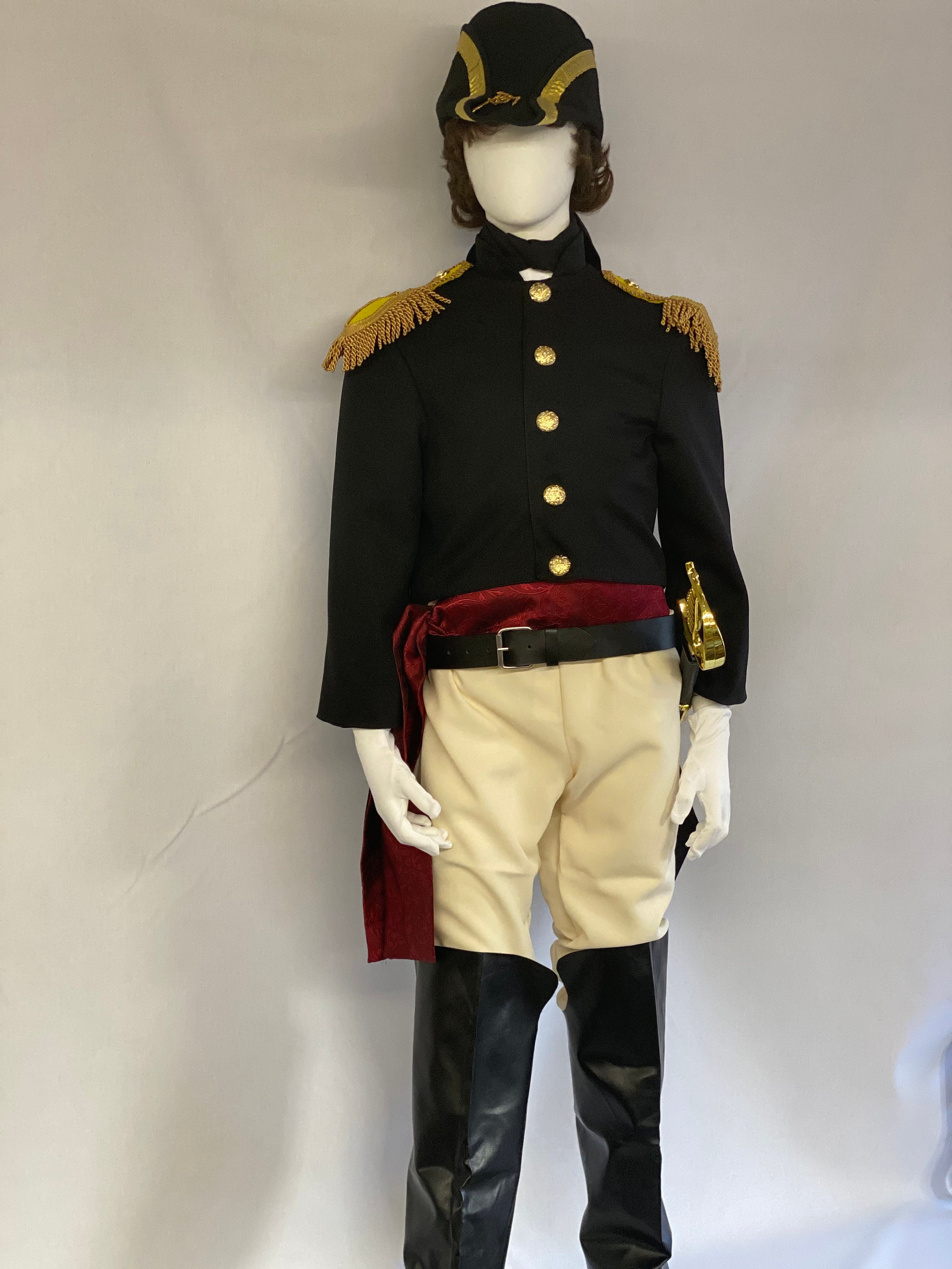 Children's Colonel William Travis Military Uniform