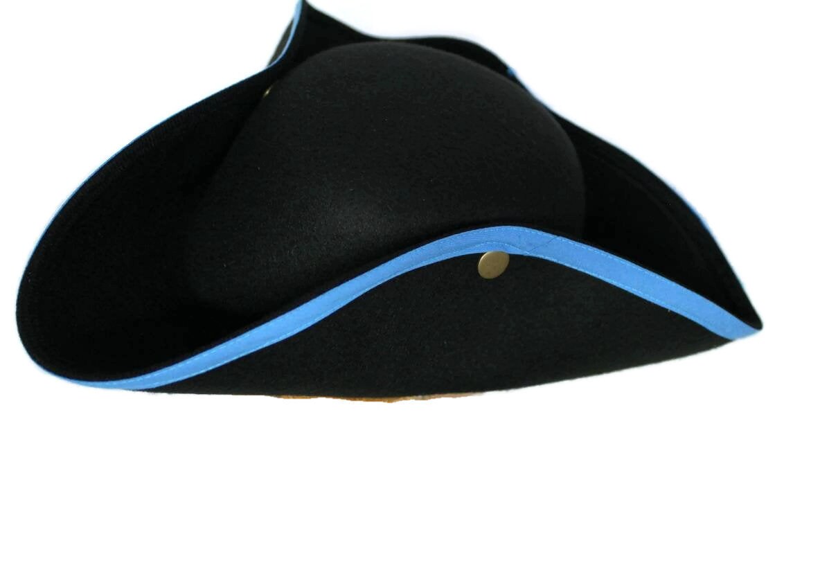 Faux Wool Colonial Tri Corner Hat