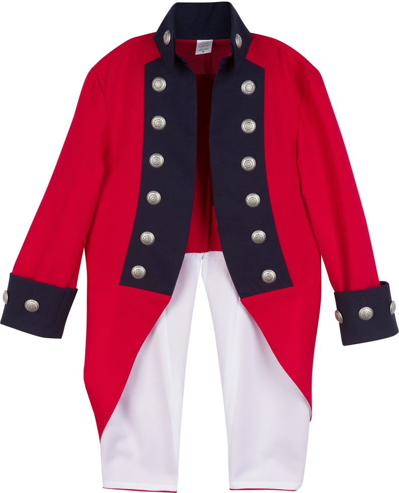 Deluxe Children's British Red Coat Revolutionary War - Etsy Australia