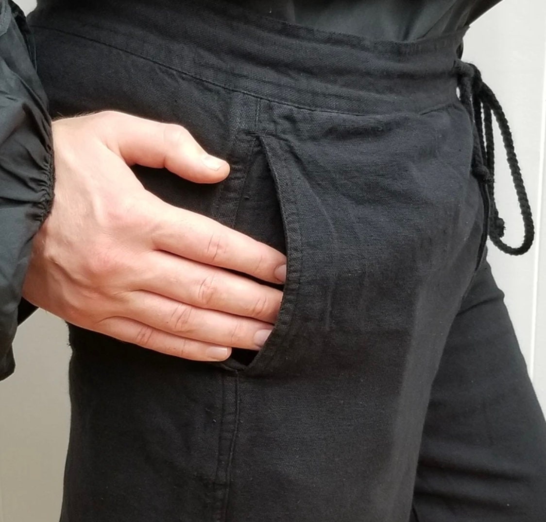 Men's Cotton Renaissance Pants/Medieval Trousers