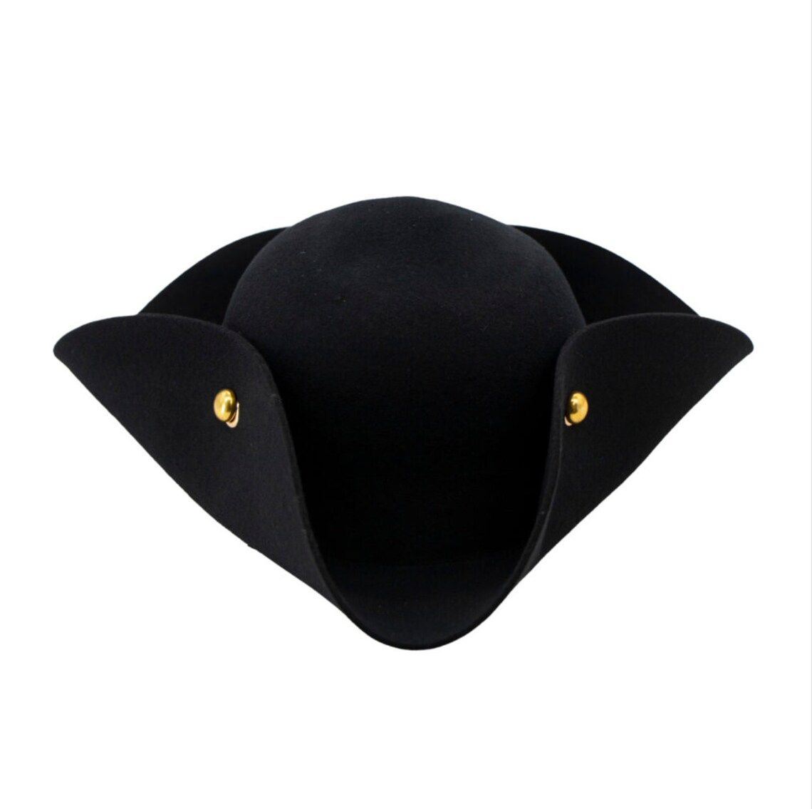 Colonial Wool Tricorn Hat - Etsy