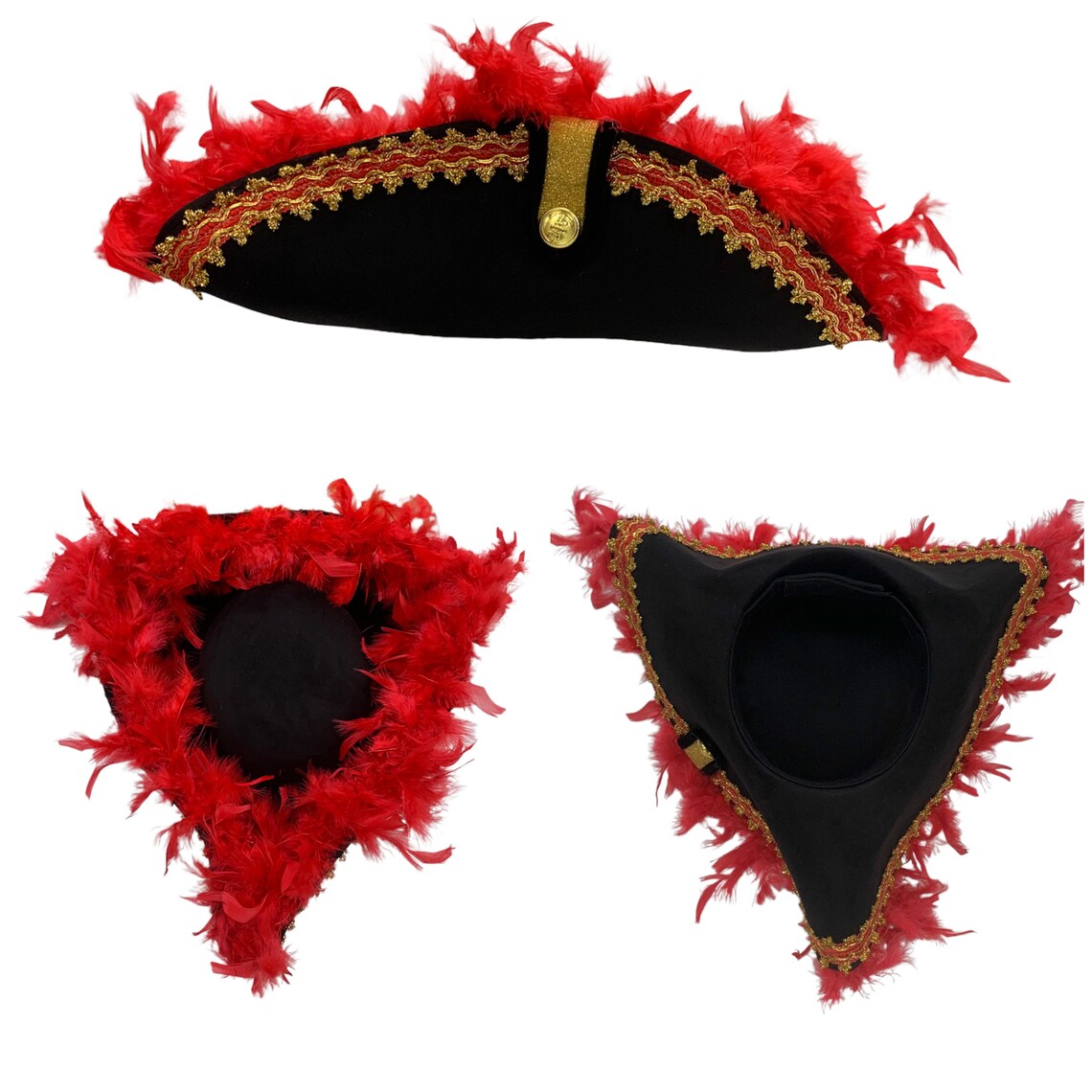 Colonial Inspired Commander Tricorne Officer's Tricorn - Etsy