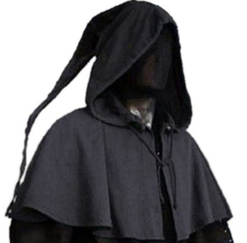 Medieval Hooded Cowl with Clasp | Etsy