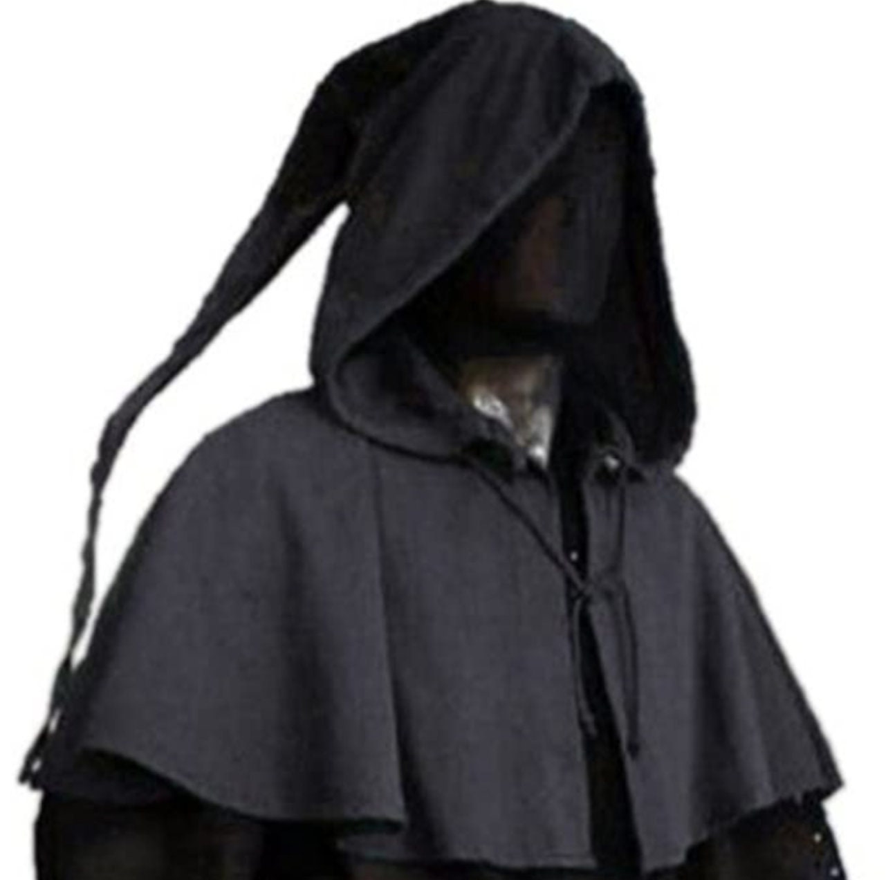 Medieval Hooded Cowl with Clasp