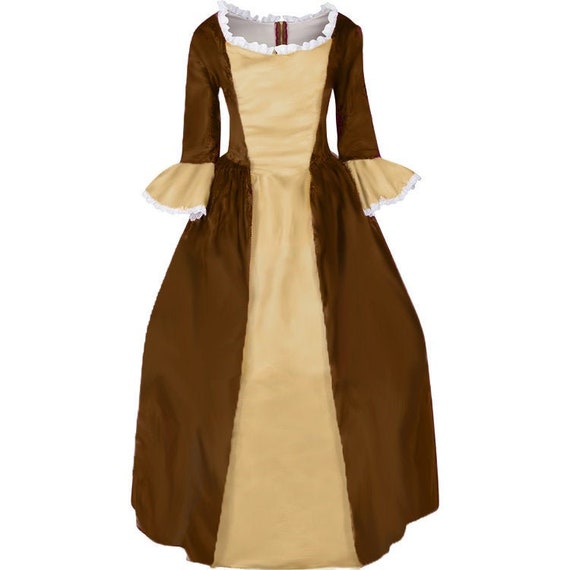 Mary Draper Girls Deluxe Colonial Dress - Etsy