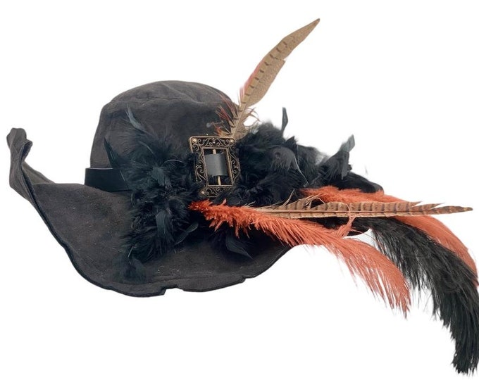 Barbossa Piratehat / Steampunk / Gothic / Black-brown - Etsy