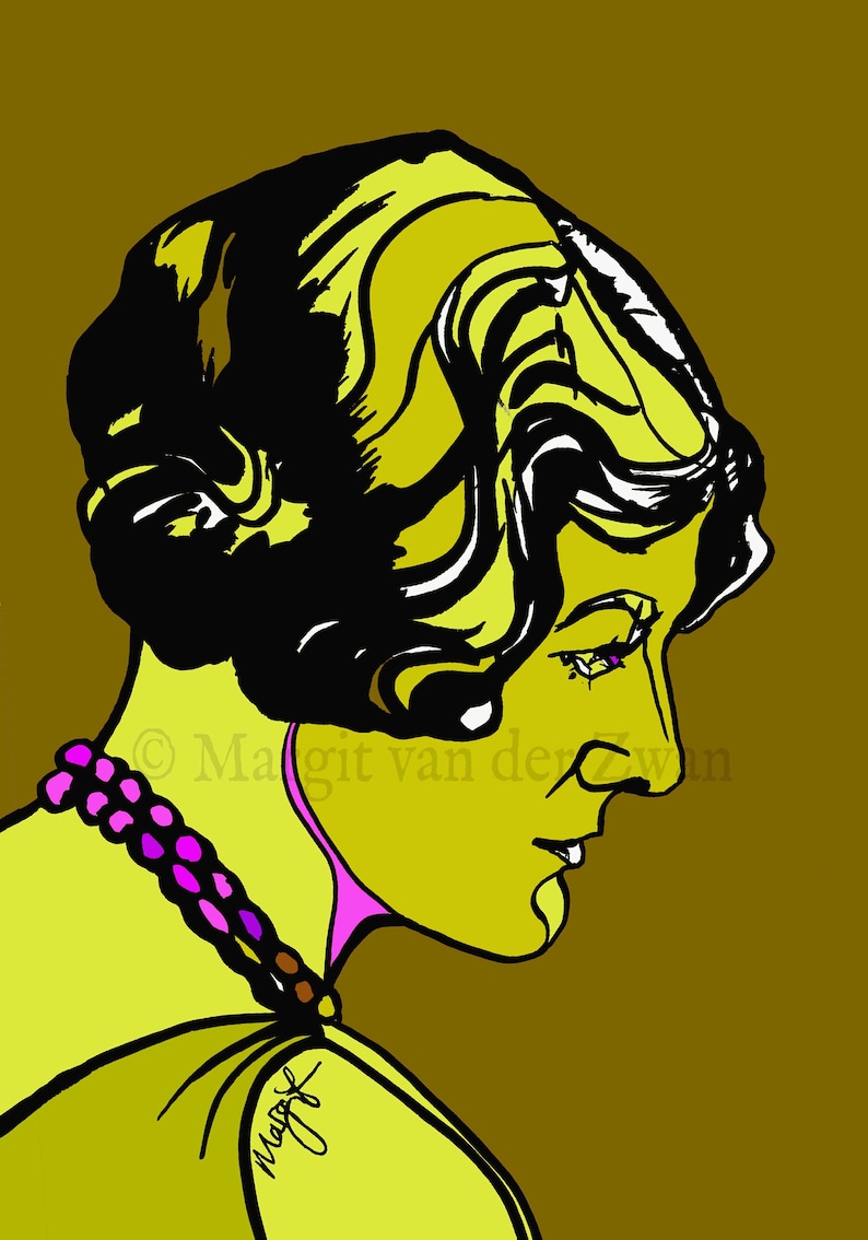 Rebecca Clarke Portrait of Female Composer. This Artwork Forms - Etsy