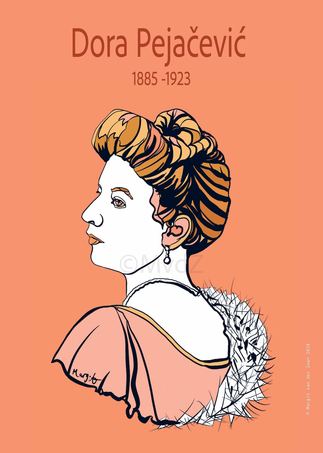 Dora Pejačević | Poster Art | Classrooms | Music Schools | Original ...