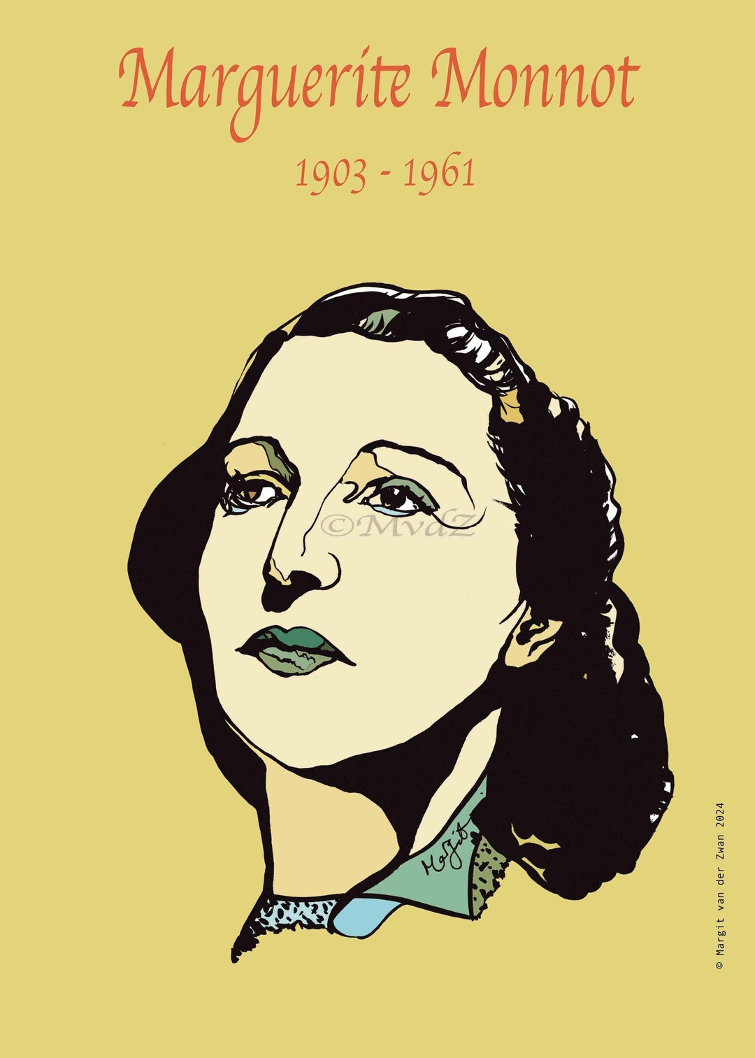 Marguerite Monnot | Poster | French Composer | Collaborated With Edith ...