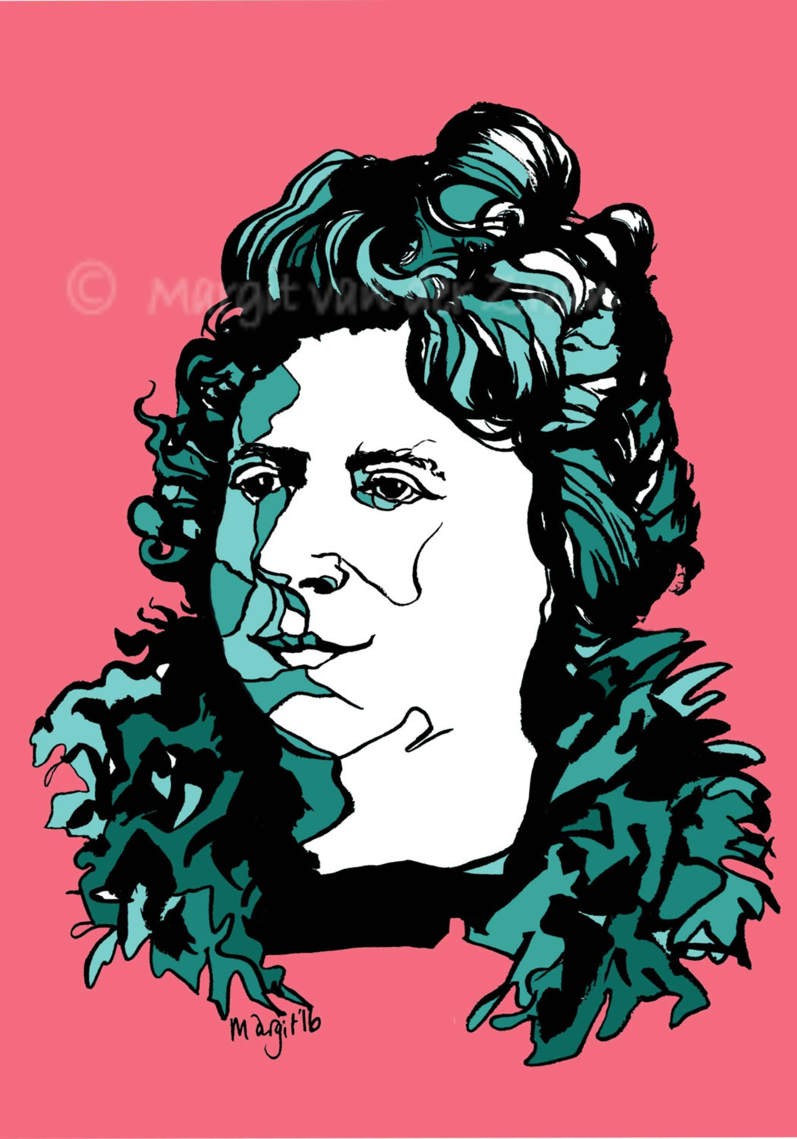 Amy Beach American Female Composer Musician Inspiration Ink - Etsy UK