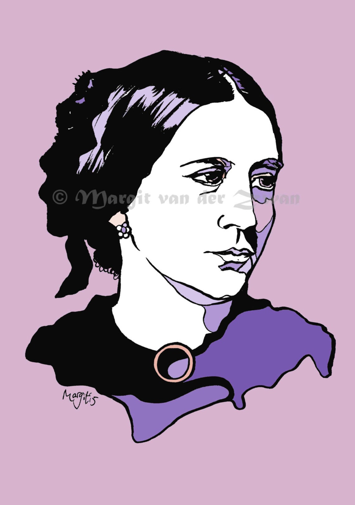 Amy Beach American Female Composer Musician Inspiration Ink - Etsy UK