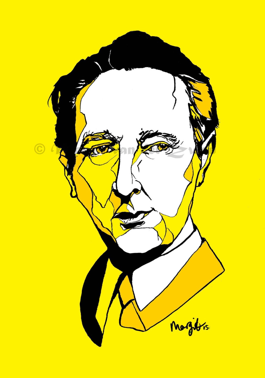 Martinu Print: Czech Composer Expressionist Portrait, A4 Art - Etsy UK