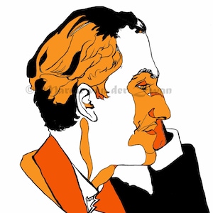 Art Print of American Composer George Gershwin Colourful Modern ...