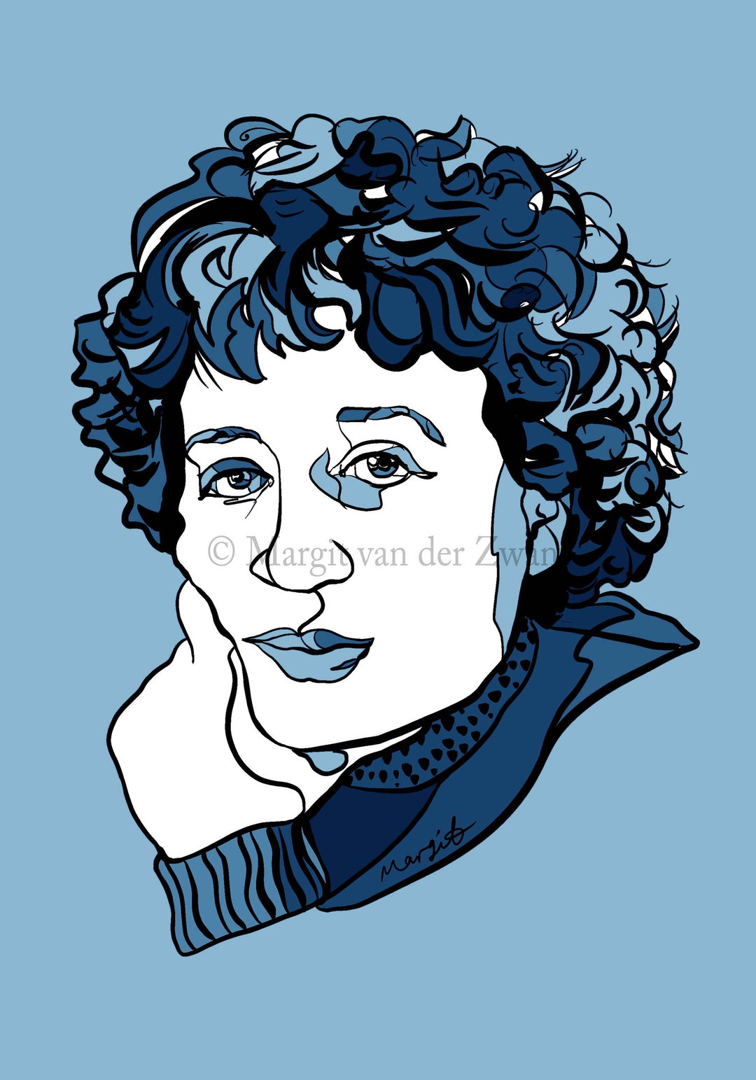 Zara Levina Poster Wall Art of Russian Pianist and Composer. One of a ...