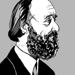 Francesca Caccini, Ink Portrait of Italian Female Composer, Musician ...