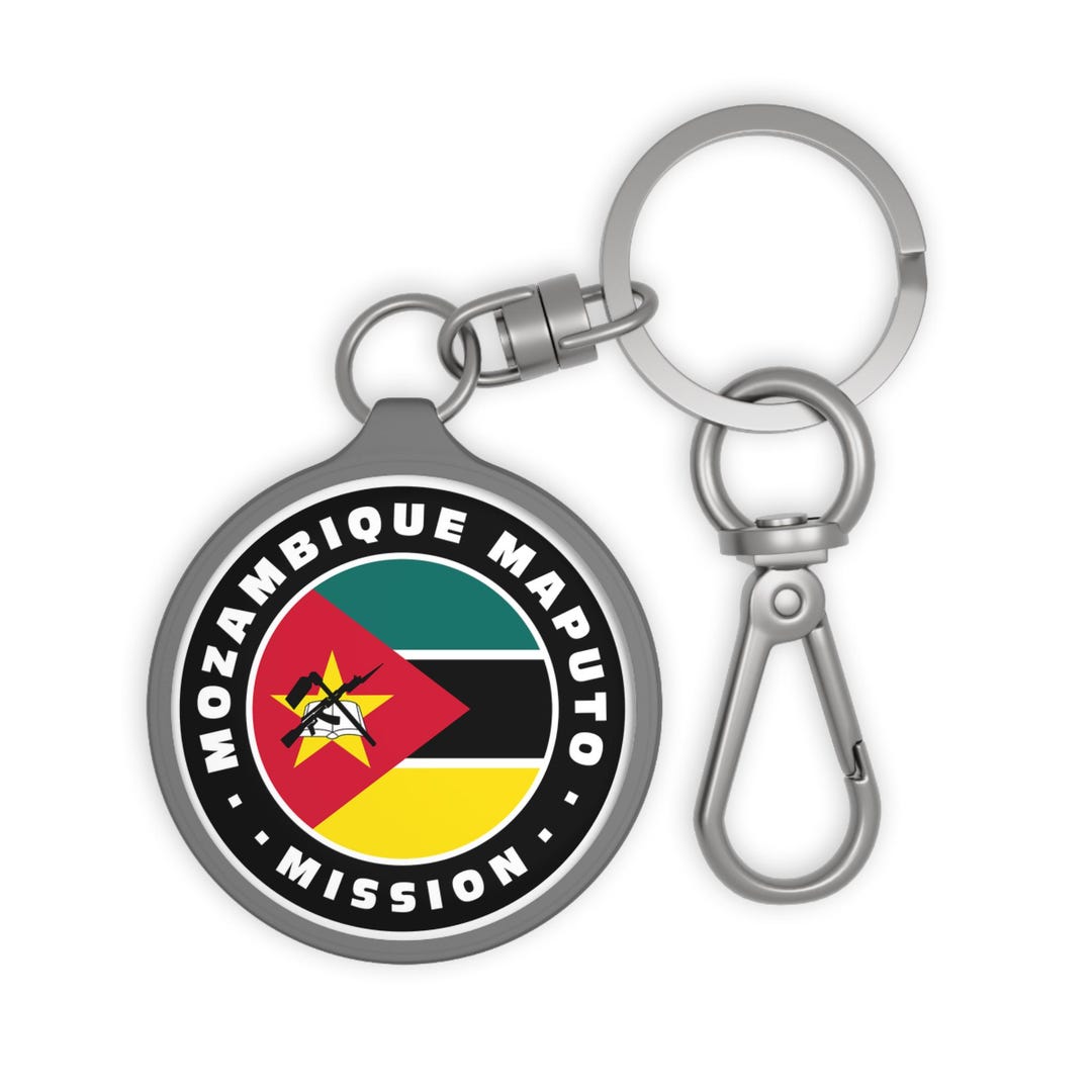 Mozambique Maputo Mission LDS Missionary Gift Keyring Bag Zipper Charm ...