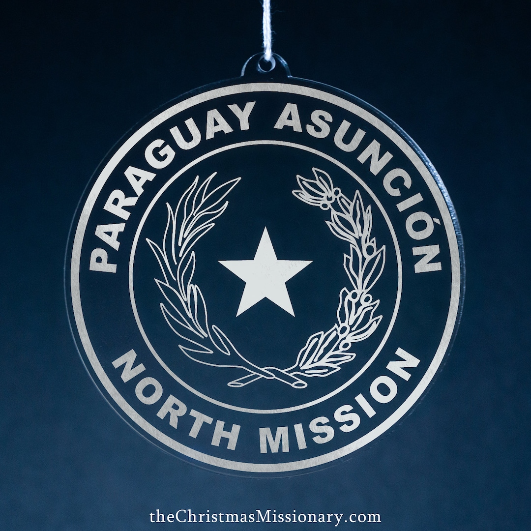 Paraguay Asuncion North Mission Christmas Ornament | LDS Missionary ...