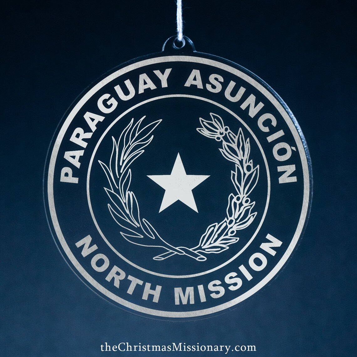 Paraguay Asuncion North Mission Christmas Ornament | LDS Missionary ...