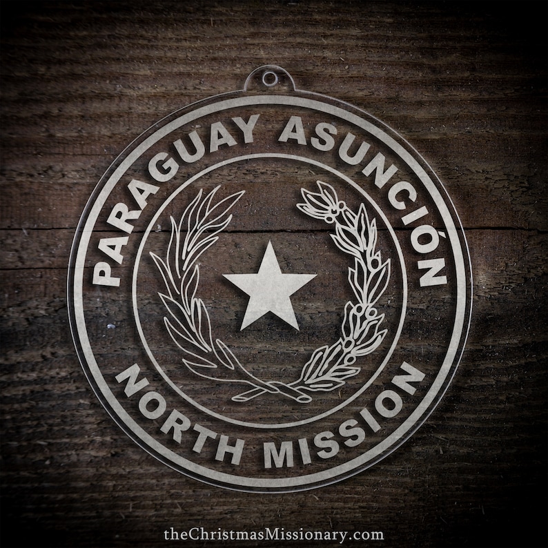 Paraguay Asuncion North Mission Christmas Ornament | LDS Missionary ...
