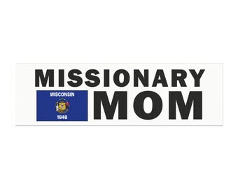 Missionary MOM Flag of Nigeria Magnetic Bumper Sticker LDS Missionary ...