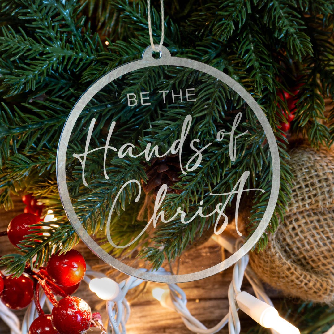 Be the Hands of Christ Christmas Ornaments | Bulk Pack of 4 to 64 | LDS ...