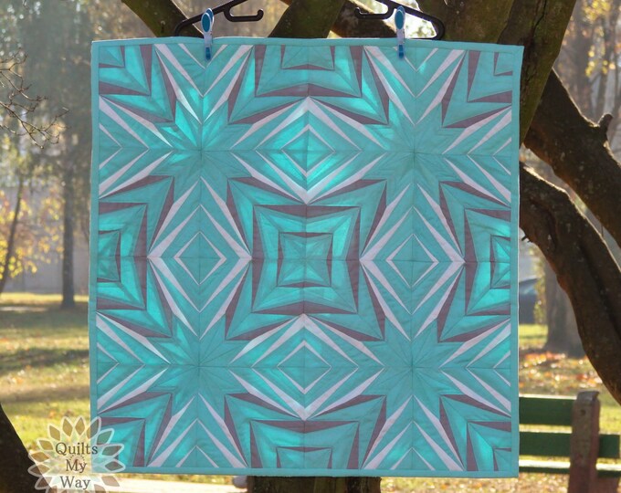 Cappuccino Quilt 80"x96" PDF Pattern - Etsy