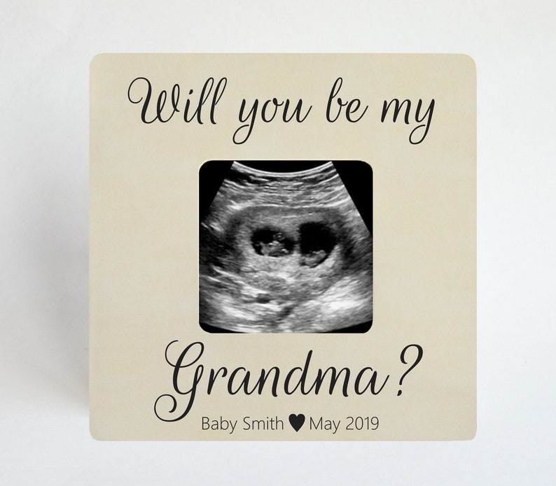 Pregnancy Announcement Grandma Gift Ultrasound Frame Gift | Etsy Pregnancy Announcement Grandma Gift Ultrasound Frame Gift | Etsy
