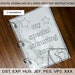 ITH Book Cover Coloring Page Machine Embroidery Design Kids Reusable ...