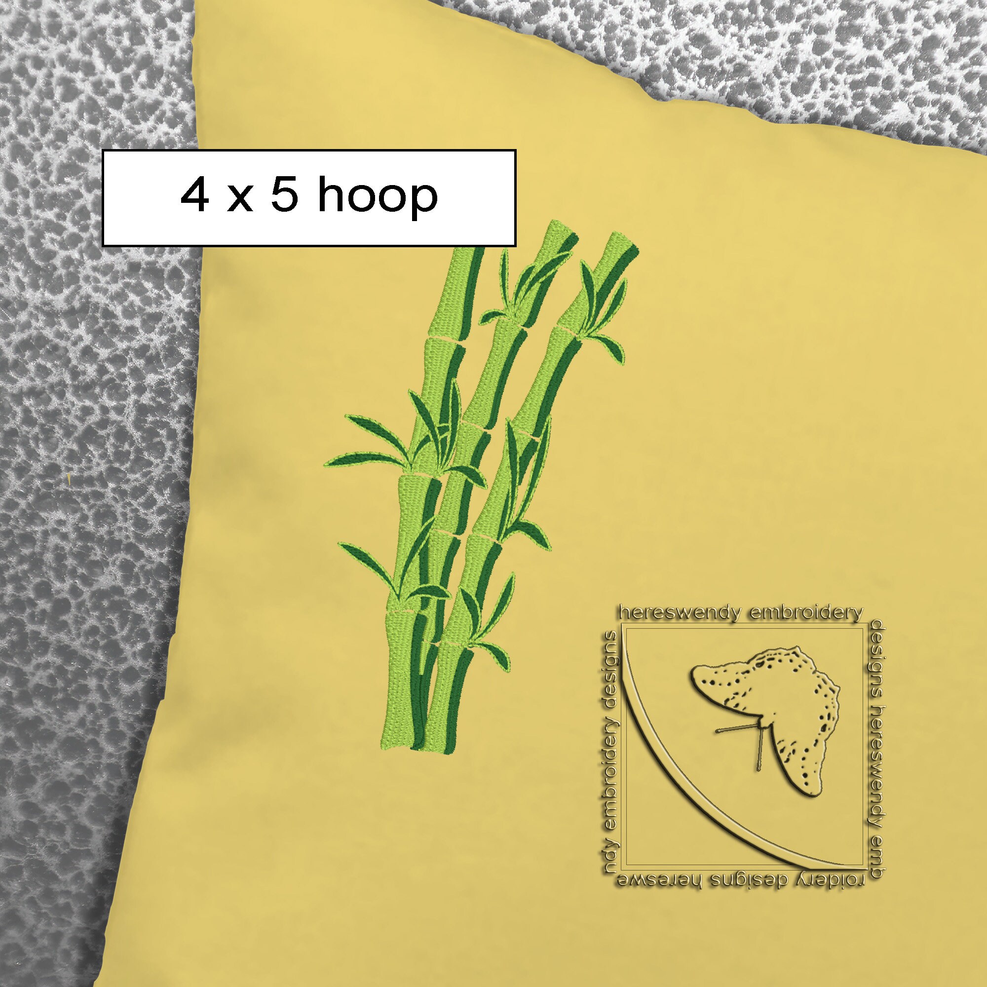 Bamboo Filled ITH Machine Embroidery Design in 3 Sizes and 9 - Etsy