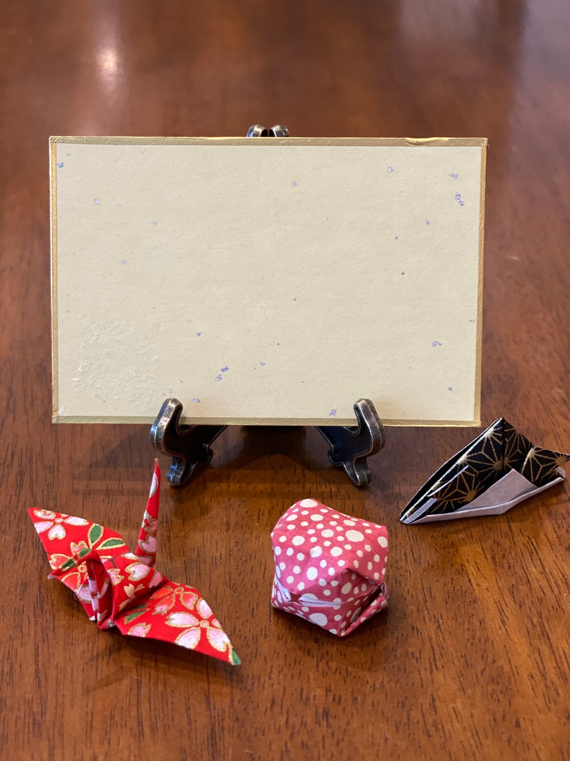 心 KOKORO HEART Kanji GOLD Japanese Calligraphy Art on Mini Shikishi ...