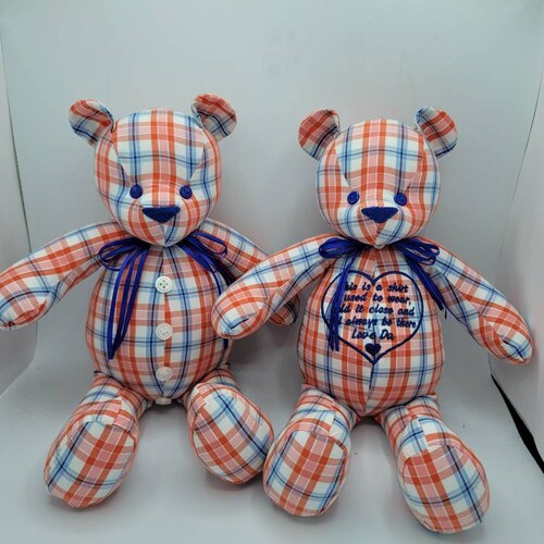 Memory Bear 17 Keepsake Embroidered Keepsake Bear | Etsy