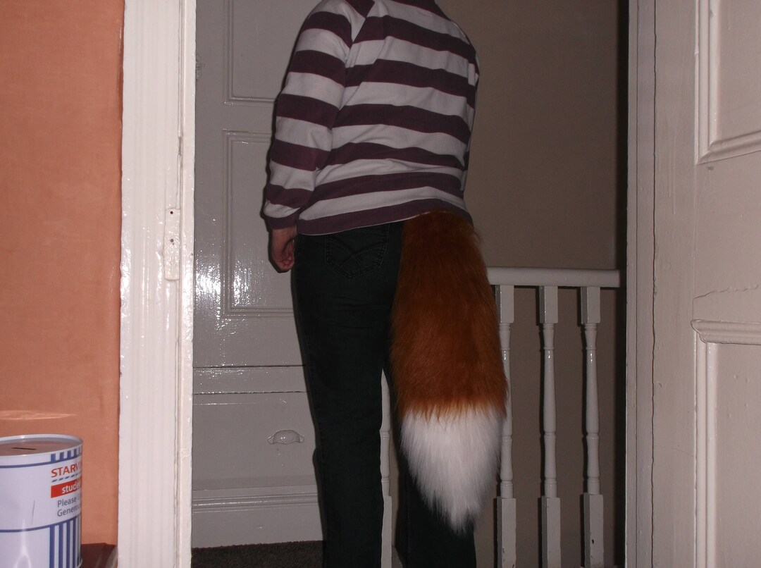Fox Tail in Various Fluffy Colours MADE TO ORDER - Etsy