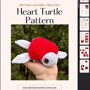 Heart Turtle Crochet Pattern, Crochet Pattern, DIGITAL DOWNLOAD - Etsy